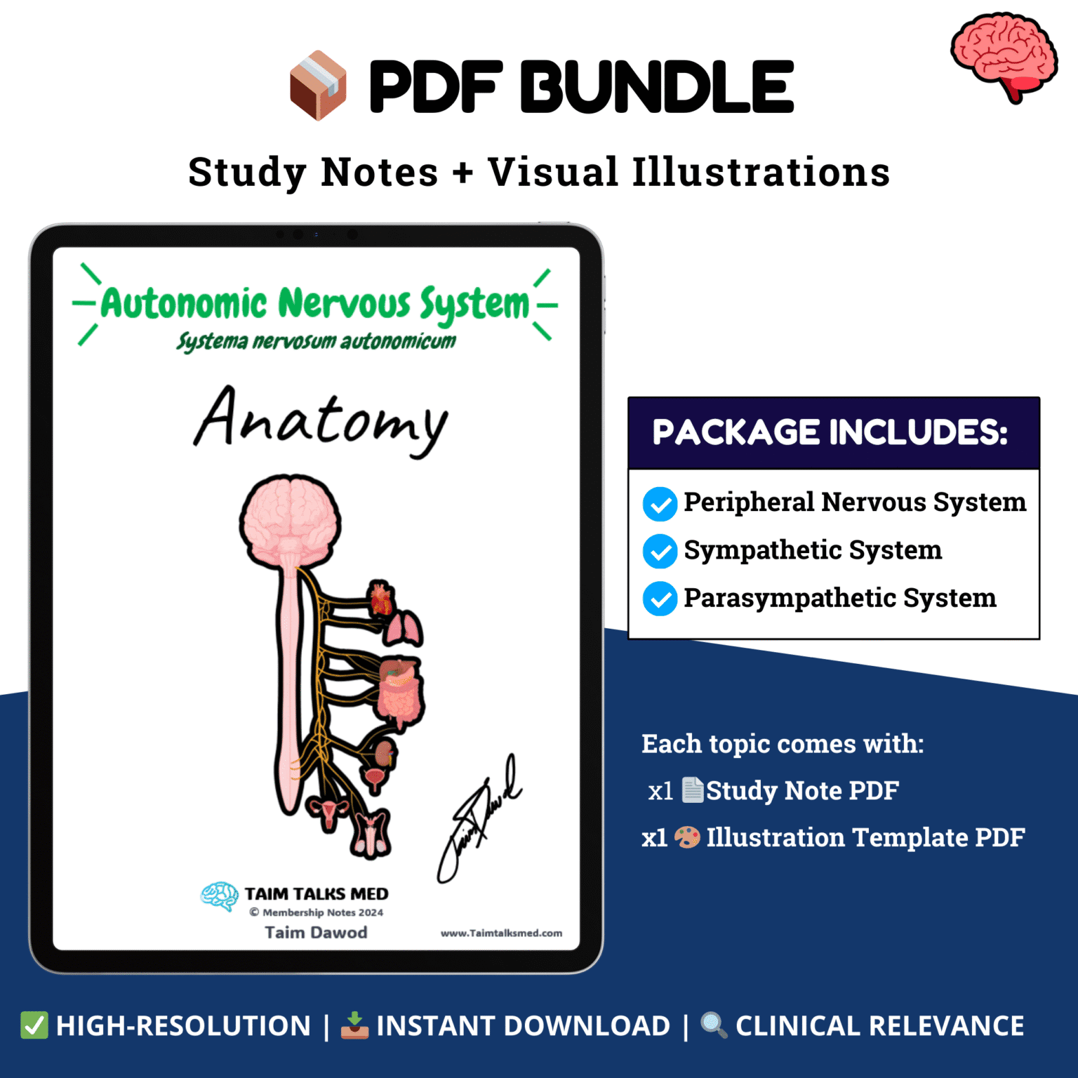 Autonomic Nervous System – TaimTalksMed – Medicine Lectures, Notes ...